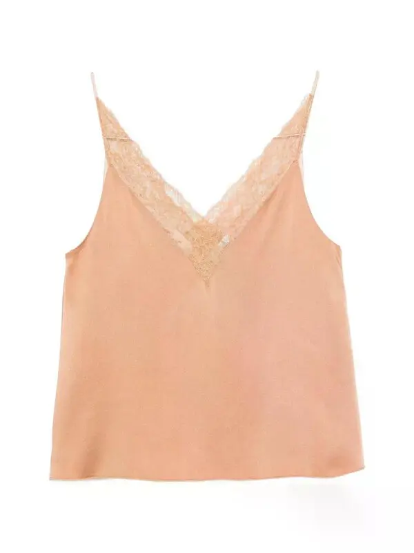 FORTE_FORTE Lace-trim Camisole Top