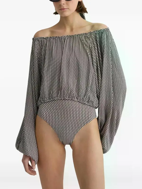 Bondi Born Salema Polka-dot Balloon Top