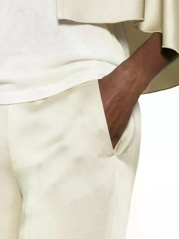 FORTE_FORTE Satin-finish Palazzo Pants