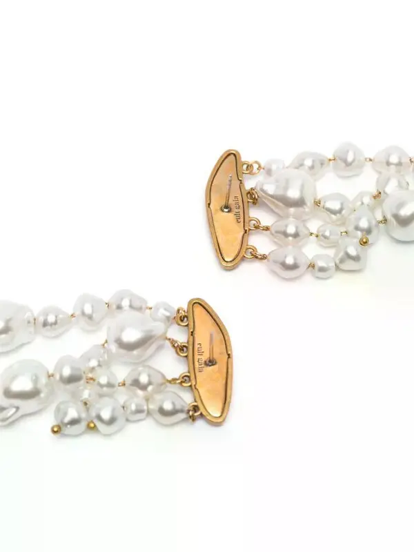 Cult Gaia Faux Pearl Drop Earrings
