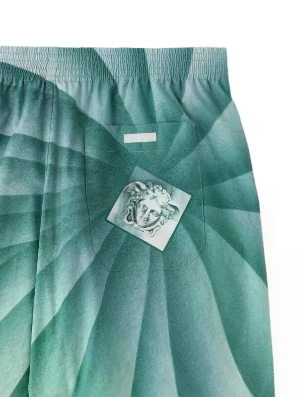 Versace Medusa Print Elasticated Waist Shorts