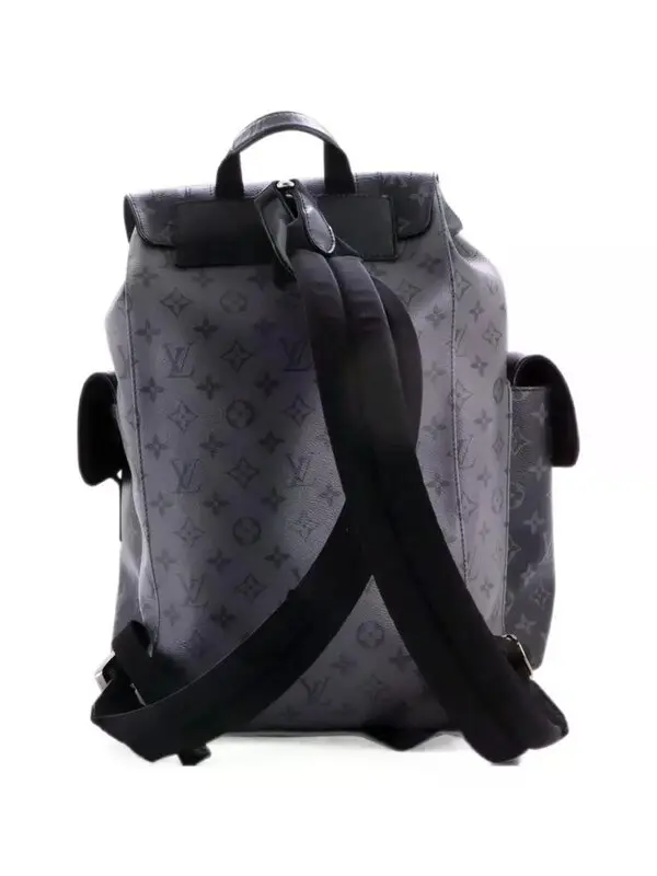 LOUIS VUITTON Christopher Reverse Monogram Eclipse Canvas Mm Backpack