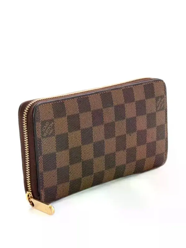 LOUIS VUITTON Zippy Wallet Damier Small Wallets