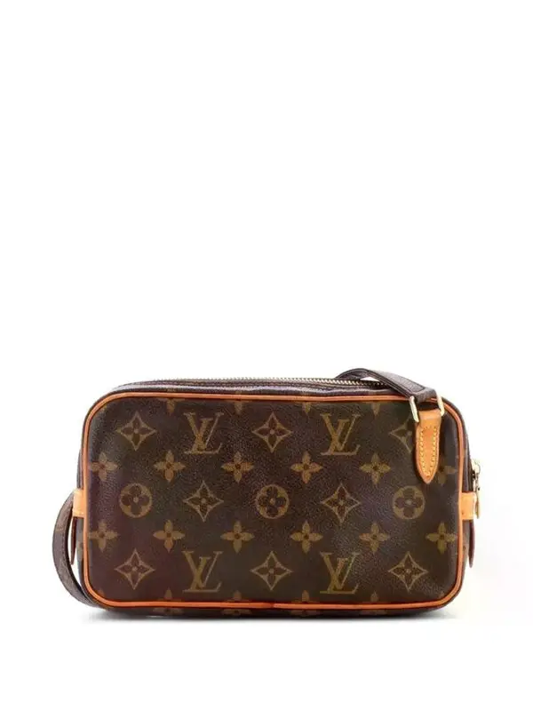 LOUIS VUITTON Monogram Canvas Pochette Marly Bandouliere Bag - Brown