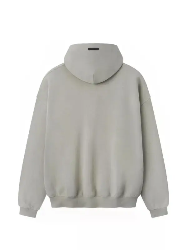 Fear Of God Logo Print Hoodie - Grey