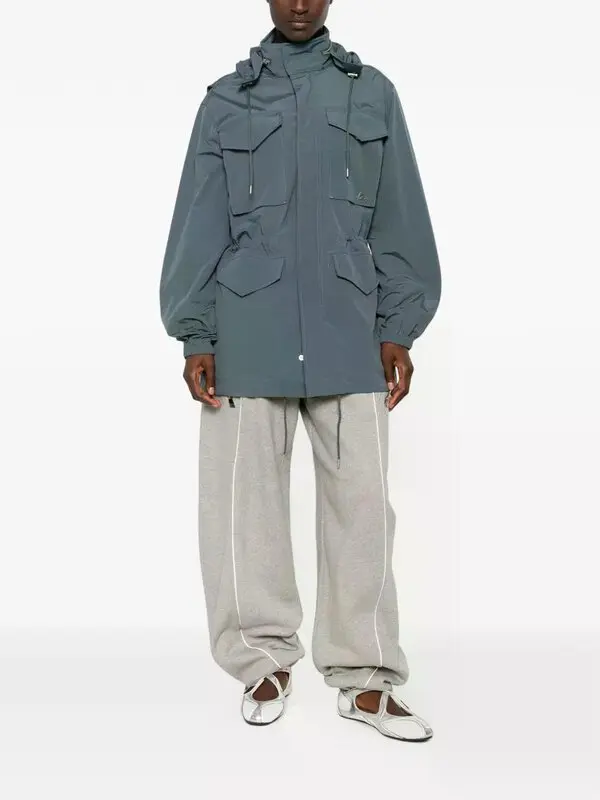 Kenzo Drawstring-hem Hooded Parka Coat