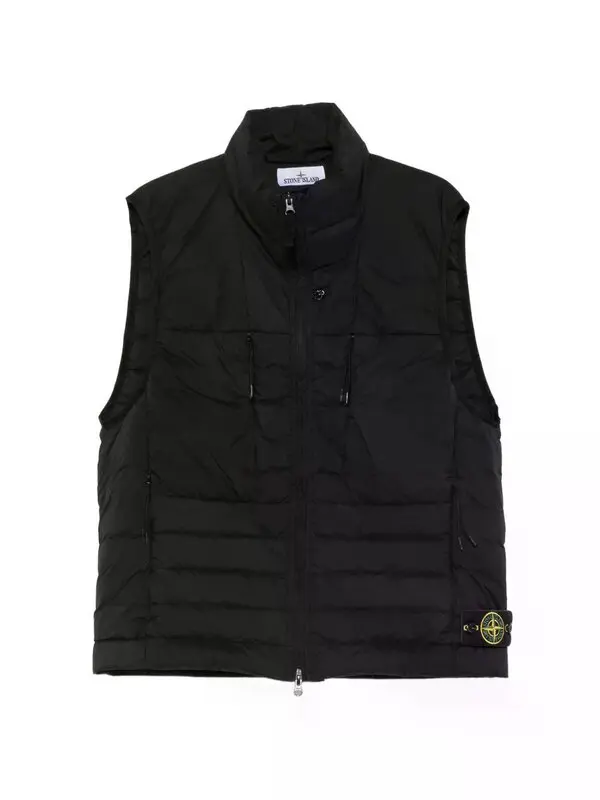 Stone Island Quilted Gilet - Black