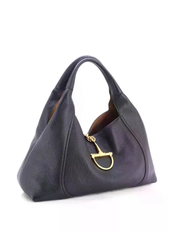Gucci Softbit Leather Maxi Hobo Bag