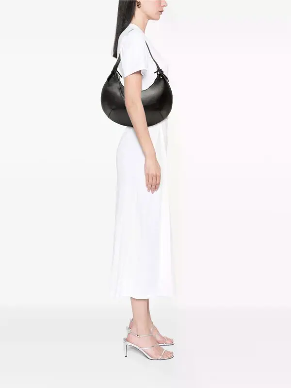 Gucci Calfskin Half Moon Hobo Bag
