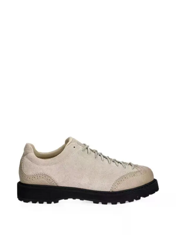 Diemme Brogue-detail Panelled Lace-up Derby Shoes - Neutrals