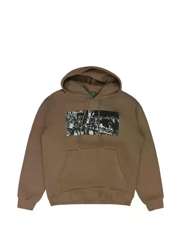 DENIM TEARS Graphic-print Drawstring Hoodie