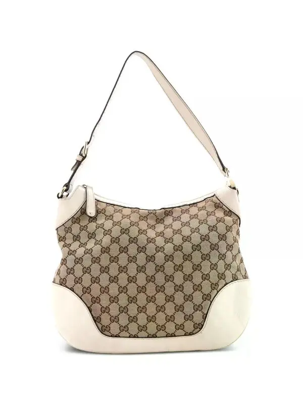 Gucci Gg Canvas Medium Hobo Bag - Brown
