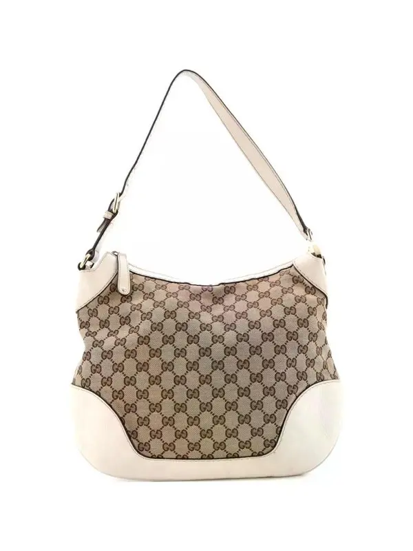 Gucci Gg Canvas Medium Hobo Bag