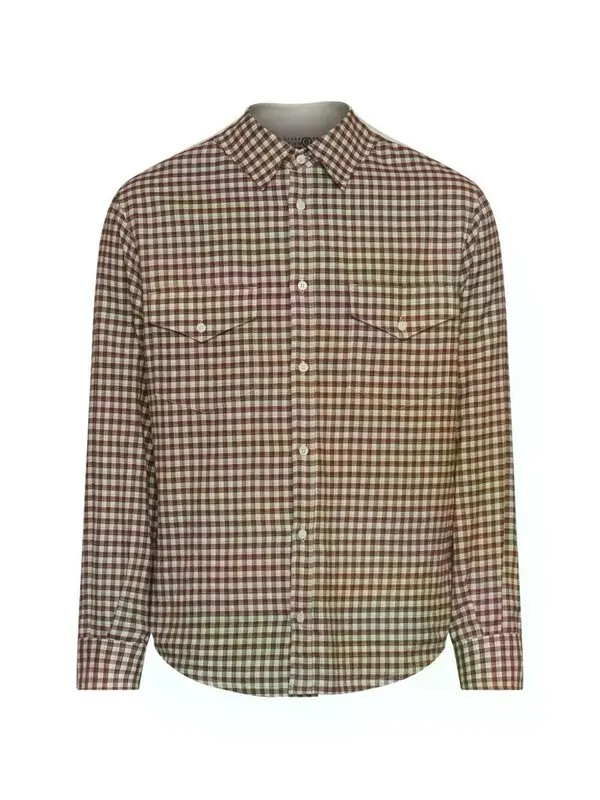 MAISON MARGIELA Checkered Flannel Shirt