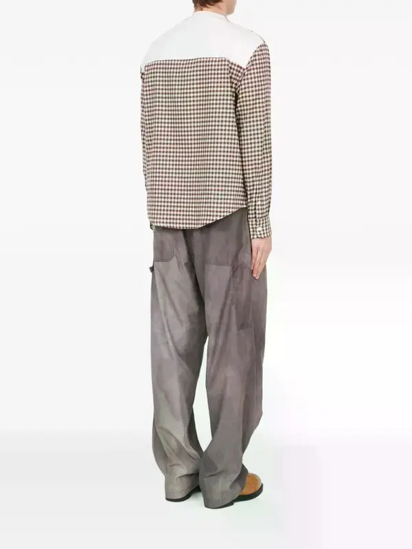 MAISON MARGIELA Checkered Flannel Shirt