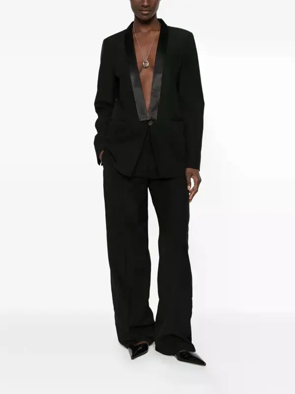 FORTE_FORTE Shawl Lapel Blazer