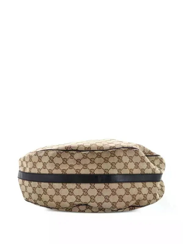 Gucci Twins Gg Canvas Large Hobo Bag - Brown