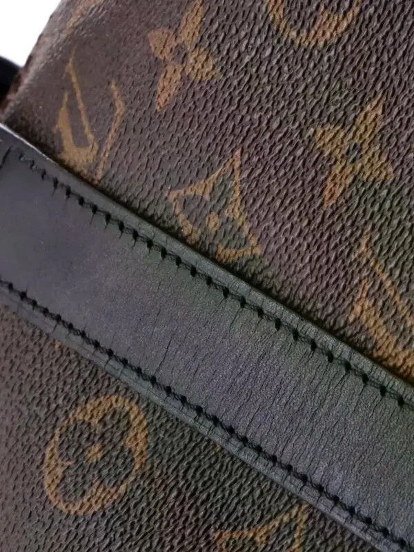 LOUIS VUITTON Keepall Bandoulière 45 Macassar Monogram Canvas Travel Bag