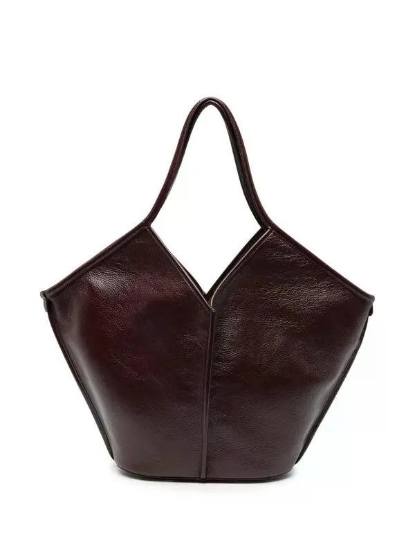 Hereu Calella Leather Tote Bag - Red