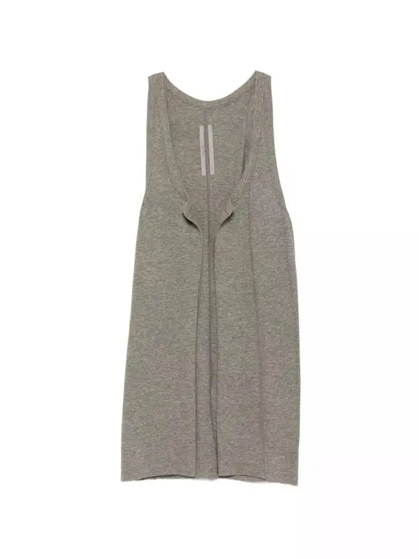 Rick Owens Open-front Longline Gilet