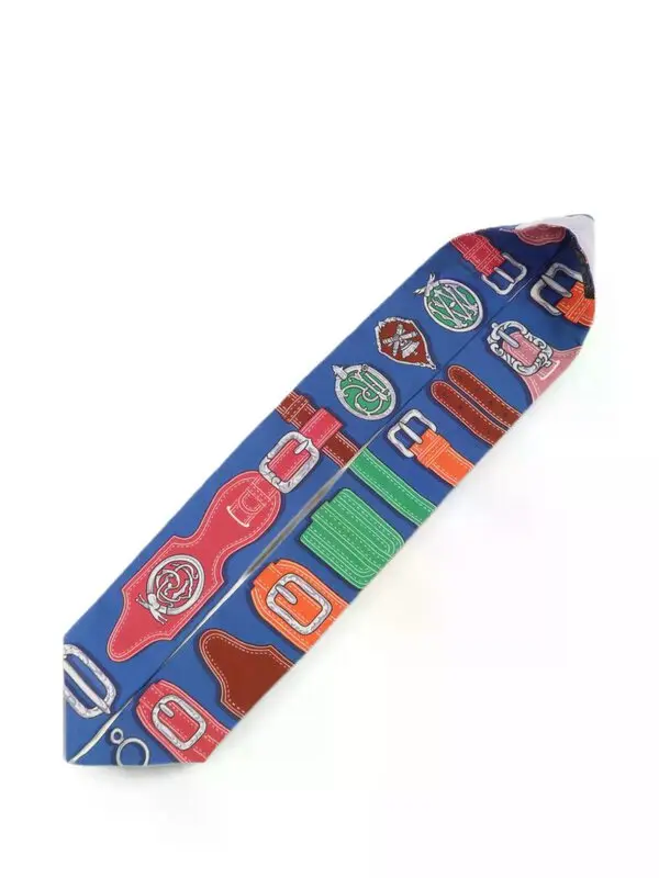 Hermès Silk Print Scarf
