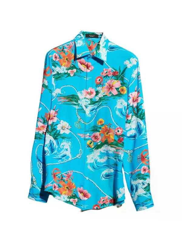 Gucci Floral-print Shirt