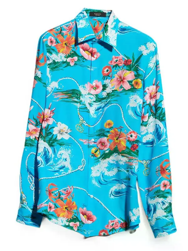 Gucci Floral-print Shirt