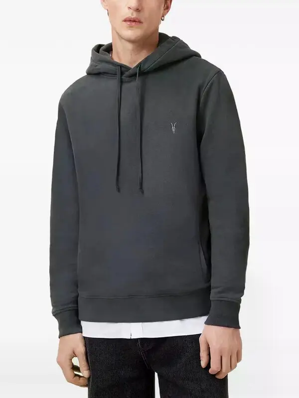 ALLSAINTS Raven Embroidered-logo Hoodie