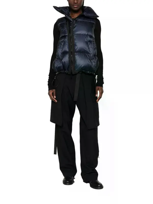 Sacai Quilted Zip-up Gilet