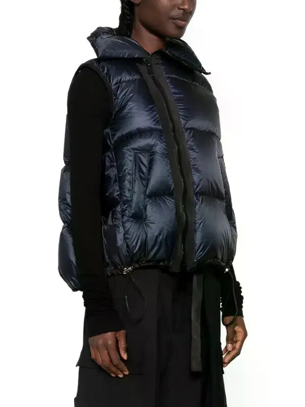 Sacai Quilted Zip-up Gilet