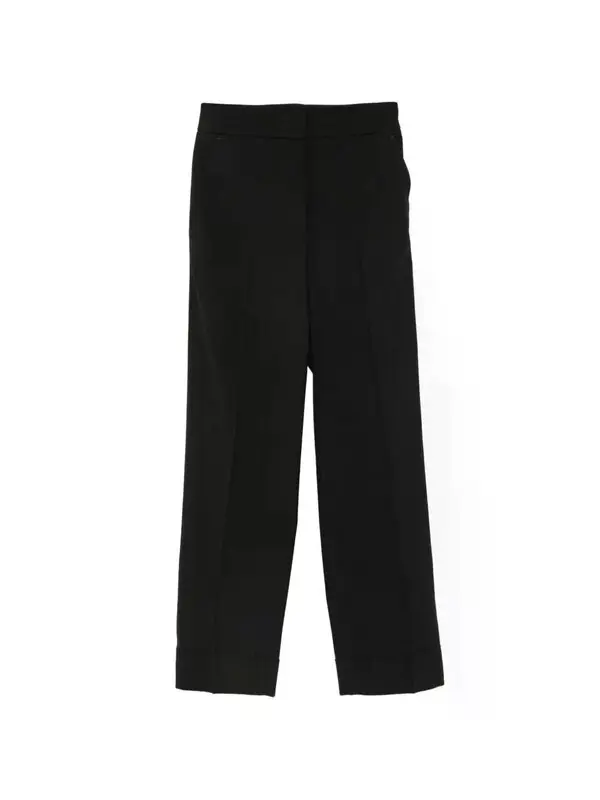 Peserico Tailored Straight-leg Trousers - Black