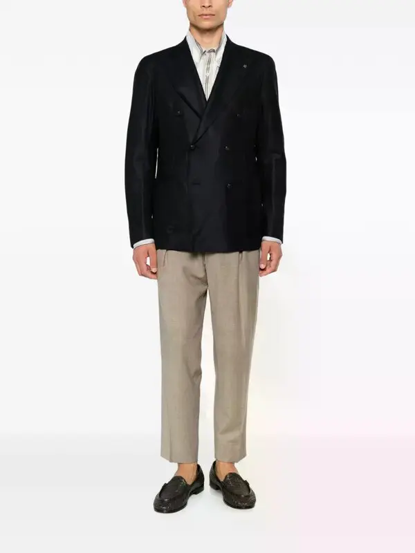 Tagliatore Double-breasted Buttoned Blazer