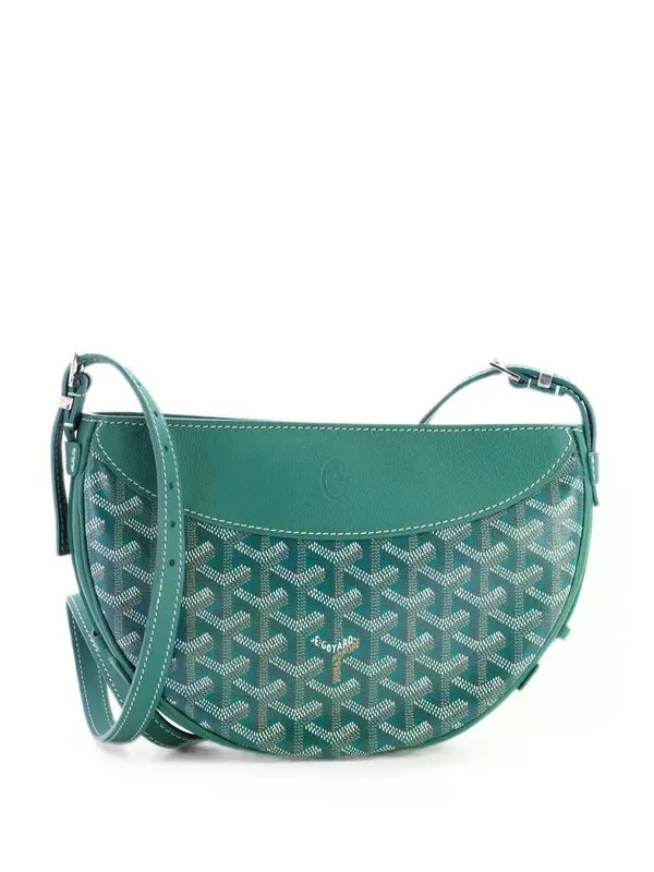 Goyard Hirondelle Shoulder Bag In Coated Canvas And Leather