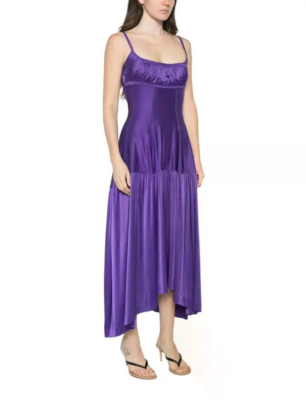 Rabanne Ruched-bodice Asymmetric Dress