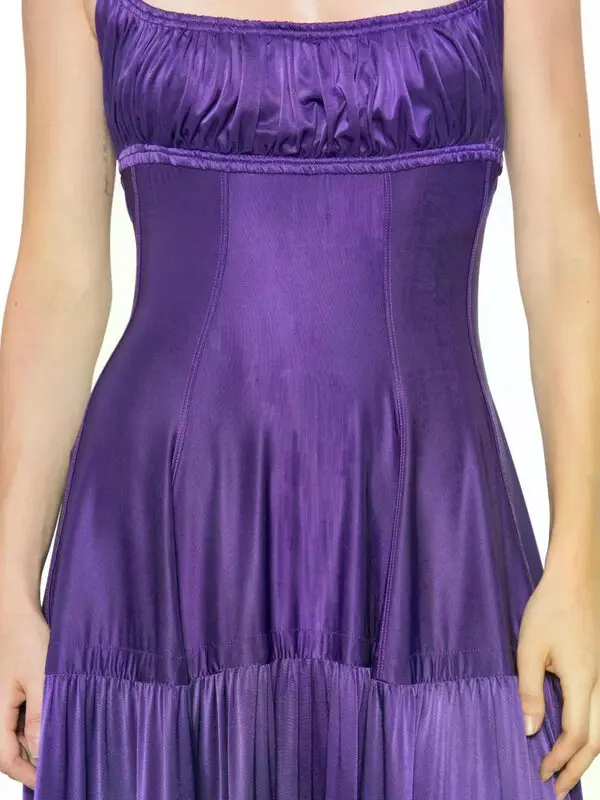 Rabanne Ruched-bodice Asymmetric Dress