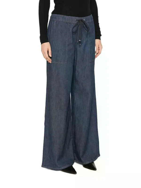 7 For All Mankind Utility Drawstring Wide-leg Jeans