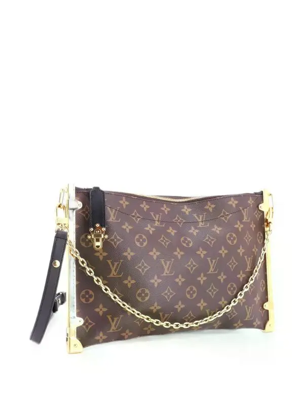 LOUIS VUITTON Monogram Canvas Shoulder Bag - Brown