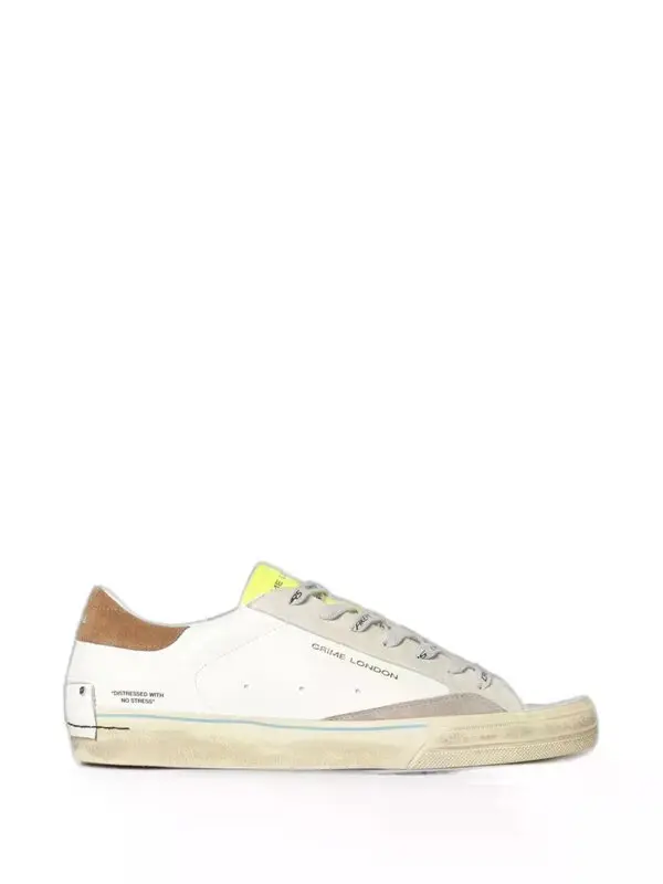 CRIME LONDON Distressed 2.0 Leather Sneakers