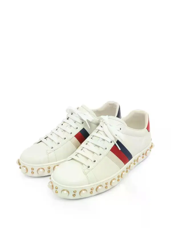 Gucci Ace Studded Sneakers