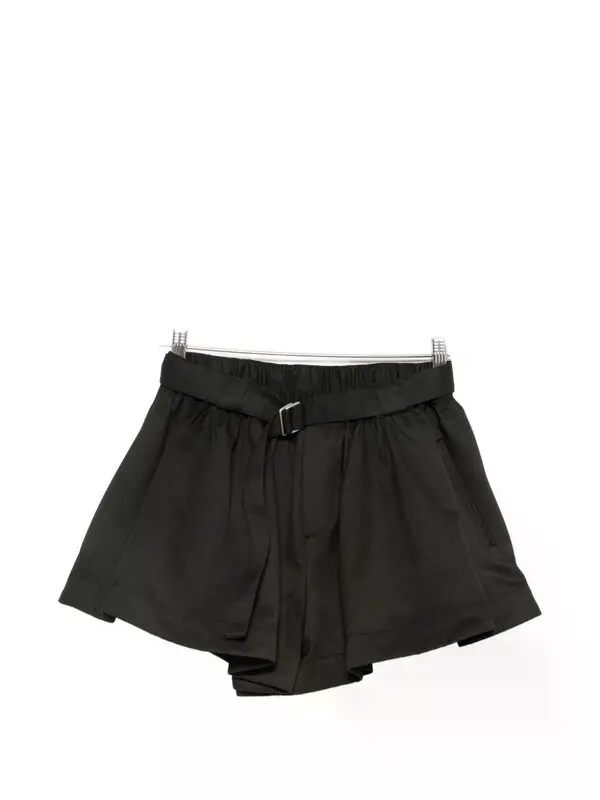 Sea Angelina Belted Shorts - Black
