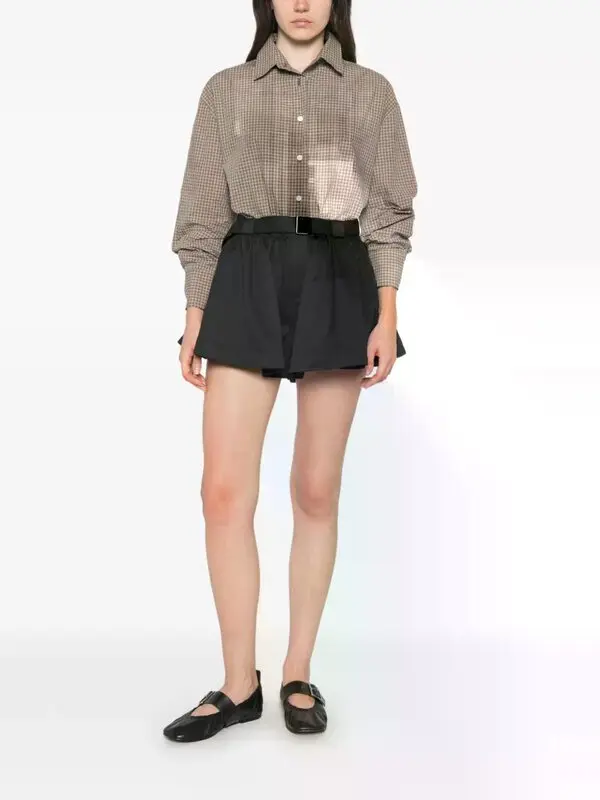 Sea Angelina Belted Shorts - Black