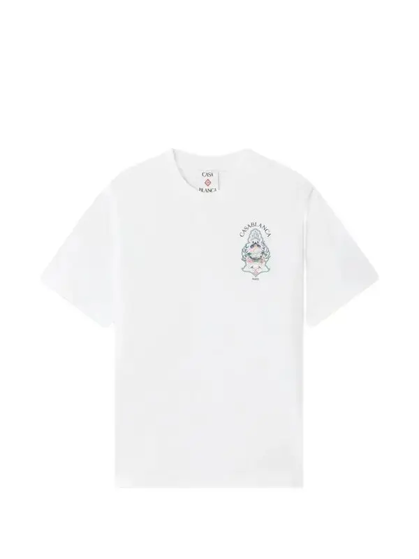 Casablanca Hotel Emblem Graphic-print T-shirt