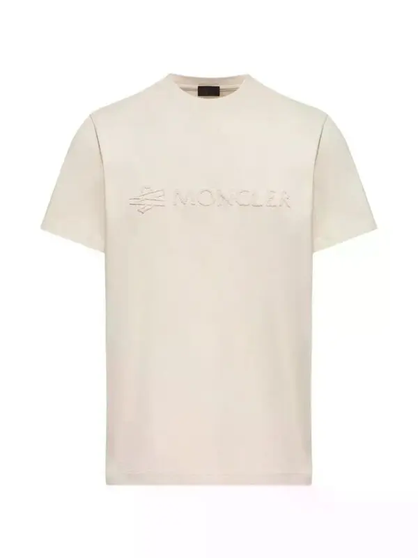 Moncler Logo-embroidered Cotton T-shirt