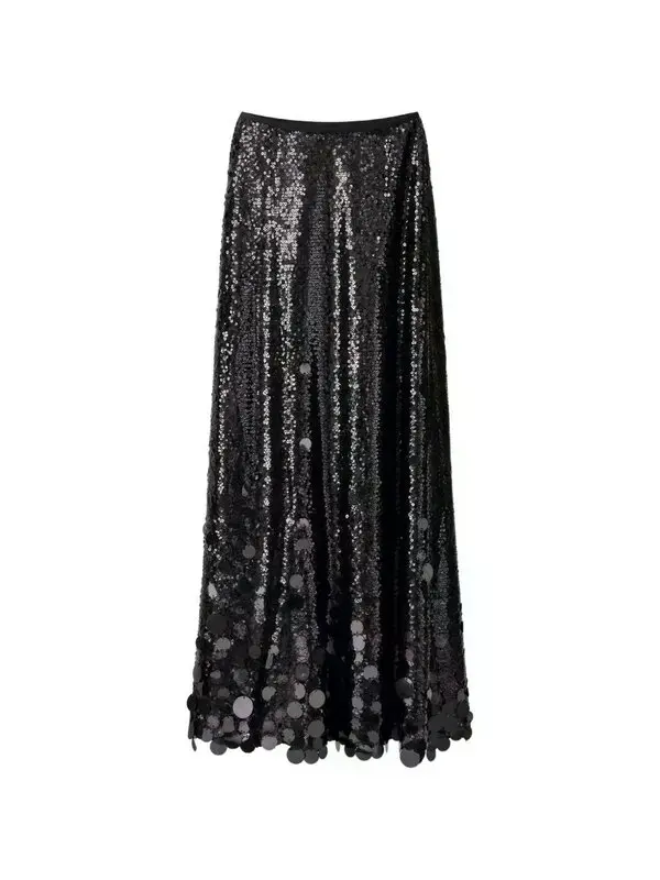 EDWARD ACHOUR PARIS Sequined Maxi Skirt