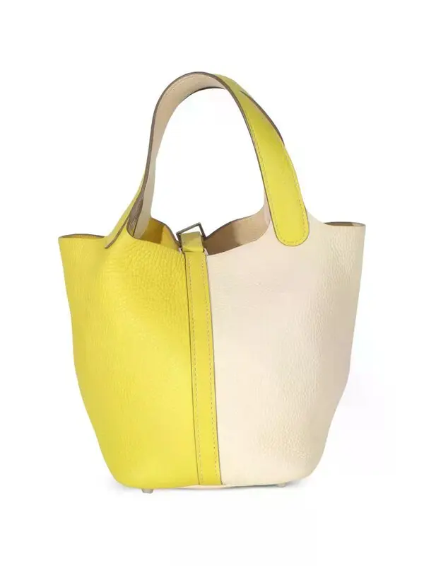 Hermès 2020 18 Clemence Picotin Lock Tote Bag - Neutrals