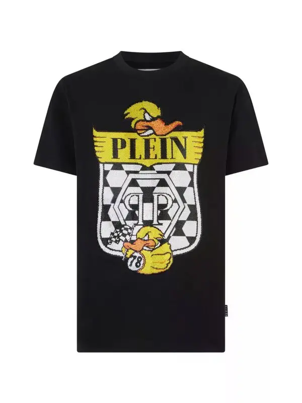 Philipp Plein Jersey T-shirt Plein Duck Check