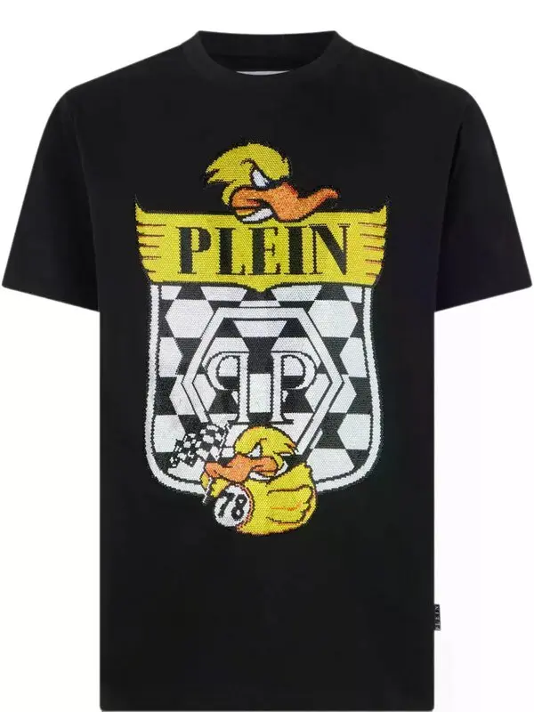 Philipp Plein Jersey T-shirt Plein Duck Check