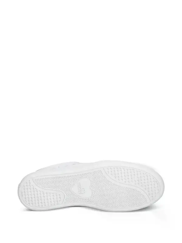 Moschino Heart Patch Sneakers - White