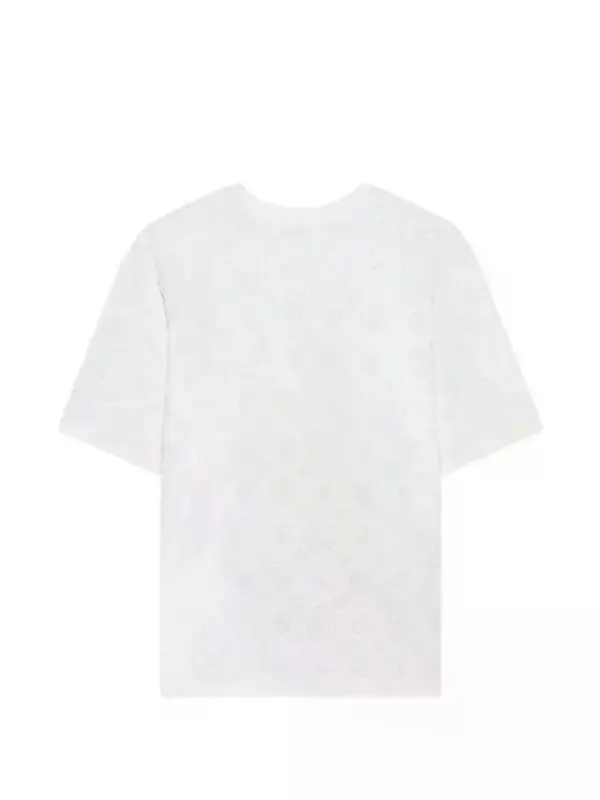 Casablanca Monogram-print Cotton T-shirt - White