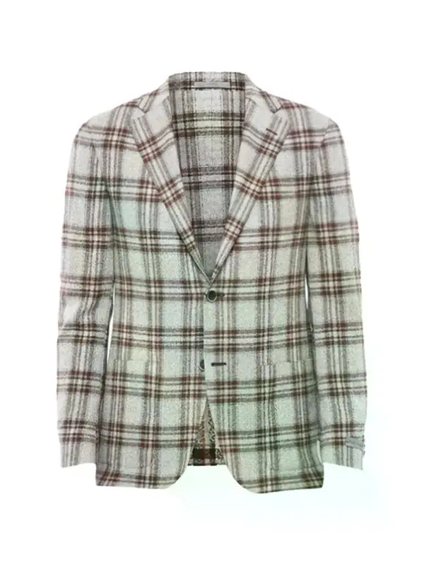 Corneliani Checked-pattern Single-breasted Blazer
